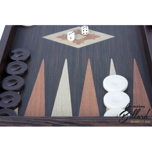 Beau jeu traditionnel Backgammon, spécialiste jeu en bois