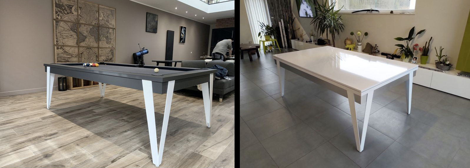 Pure, un Billard Convertible en Table Ultra Design. A ne pas rater.